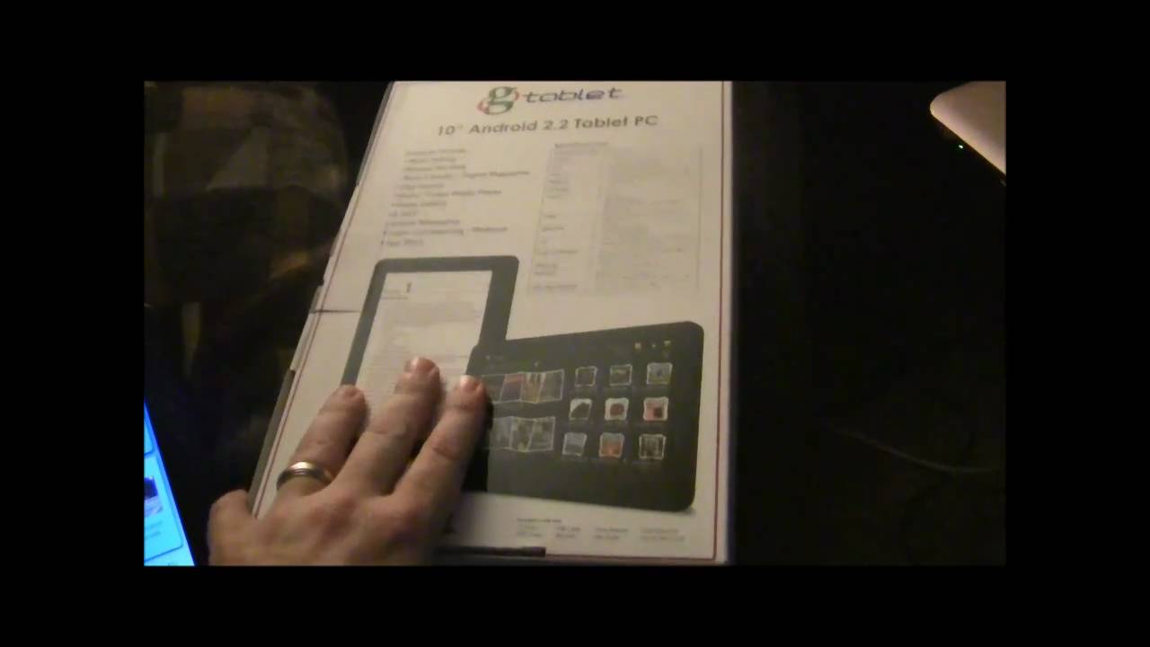Viewsonic G-Tablet Android 2.2 Rooted with Google Marketplace - YouTube