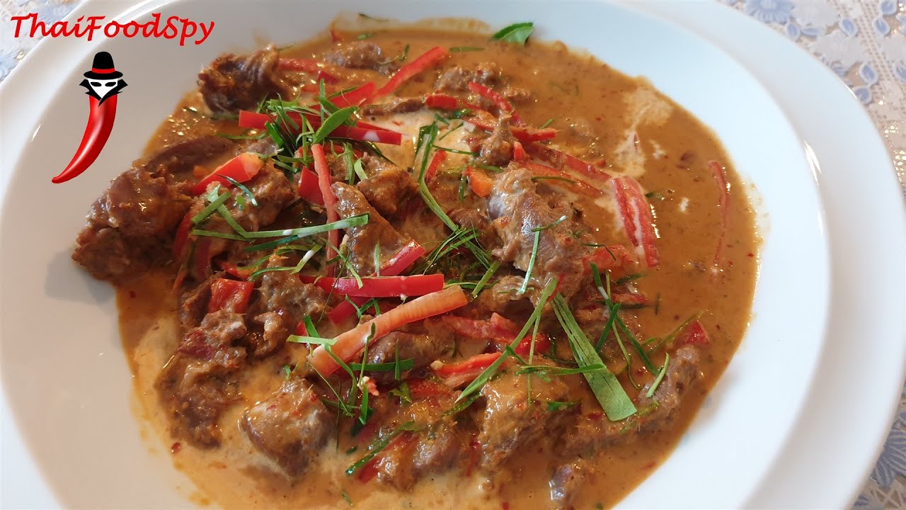 Creamy Thai Panang Beef Curry original Recipe - easy & authentic ...