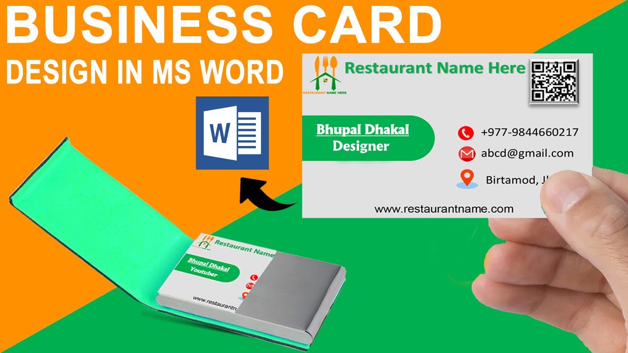 Create Professional Visiting Card In Word Business Card Design In Ms create-professional-visiting-card-in-word-business-card-design-in-ms