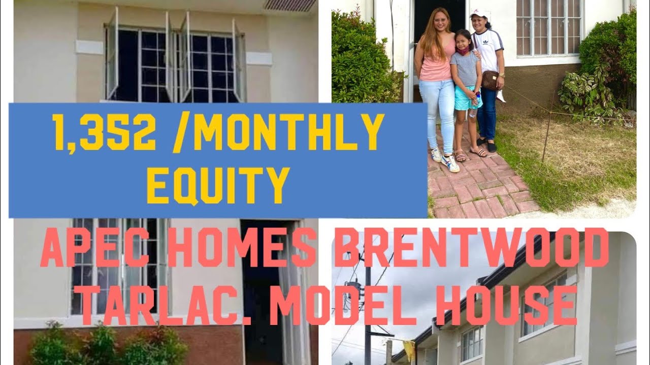 BRENT WOOD SUBDIVISION LOW MONTHLY Equity in Tarlac- Apec Homes Model ...