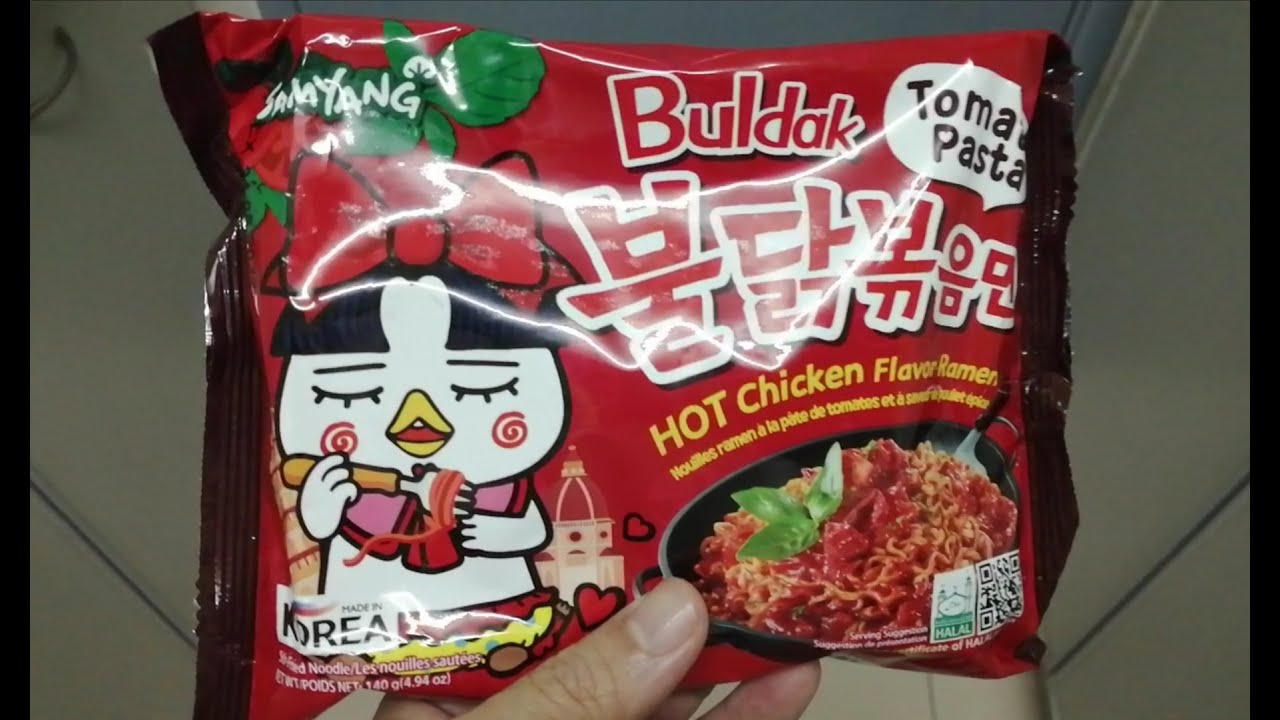 Instant Noodles | Samyang Buldak Tomato Pasta - YouTube