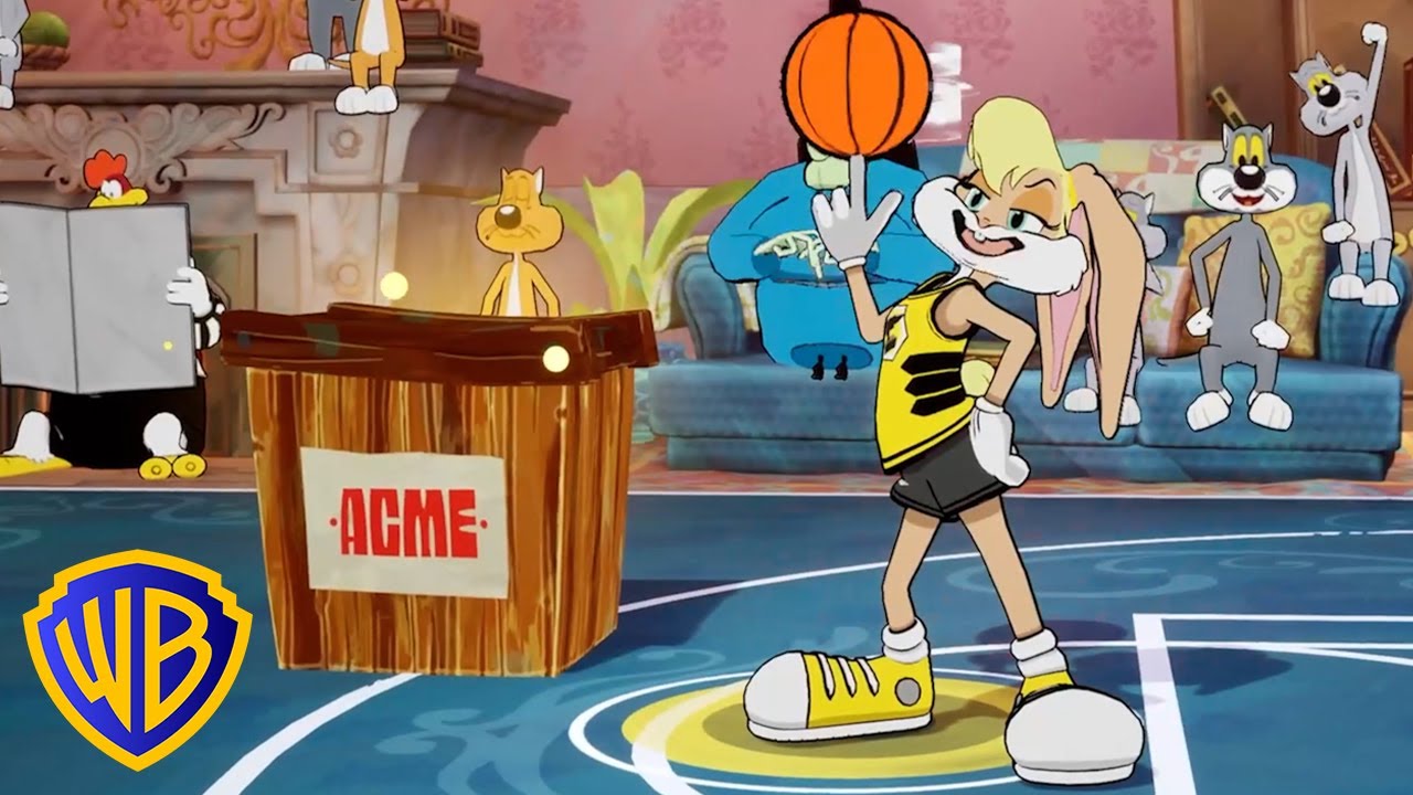 Cartoon Bugs Bunny Basketball