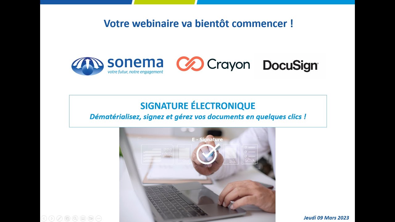 Replay Webinaire Offre "Signature Electronique" - YouTube