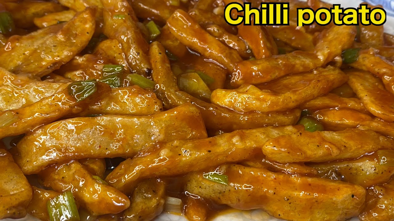 Chilli Potatoes Recipe | Crispy Chilli Potatoes| Easy To Make Appetizer ...
