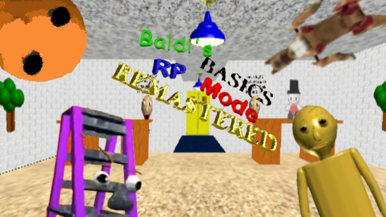 playing Baldi RP mode remake - YouTube