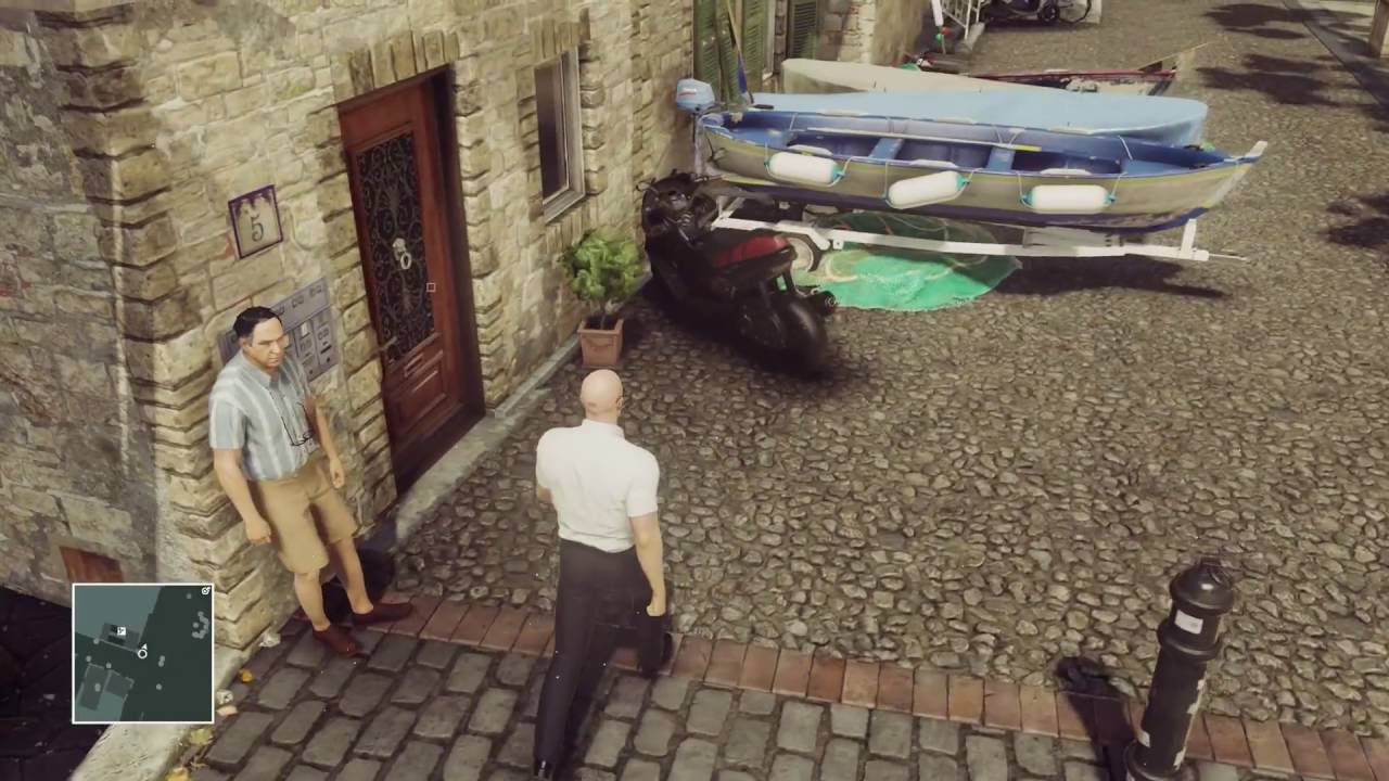 Hitman - Sapienza: Finding a Mansion Keycard - YouTube