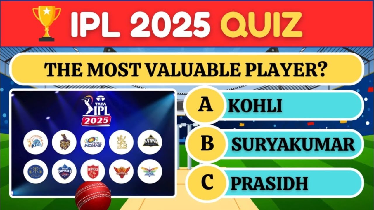 IPL 2025 Quiz | IPL Quiz || Quiz Folks - YouTube