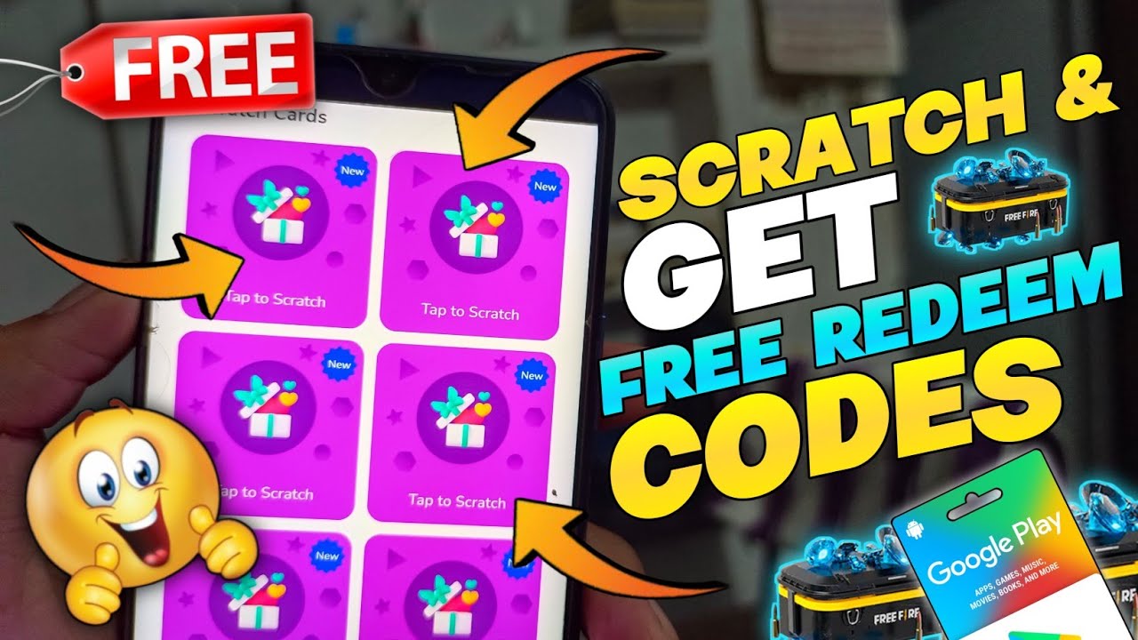 Scratch & Get Free Redeem Code | Free Google Play Redeem Code | How To ...