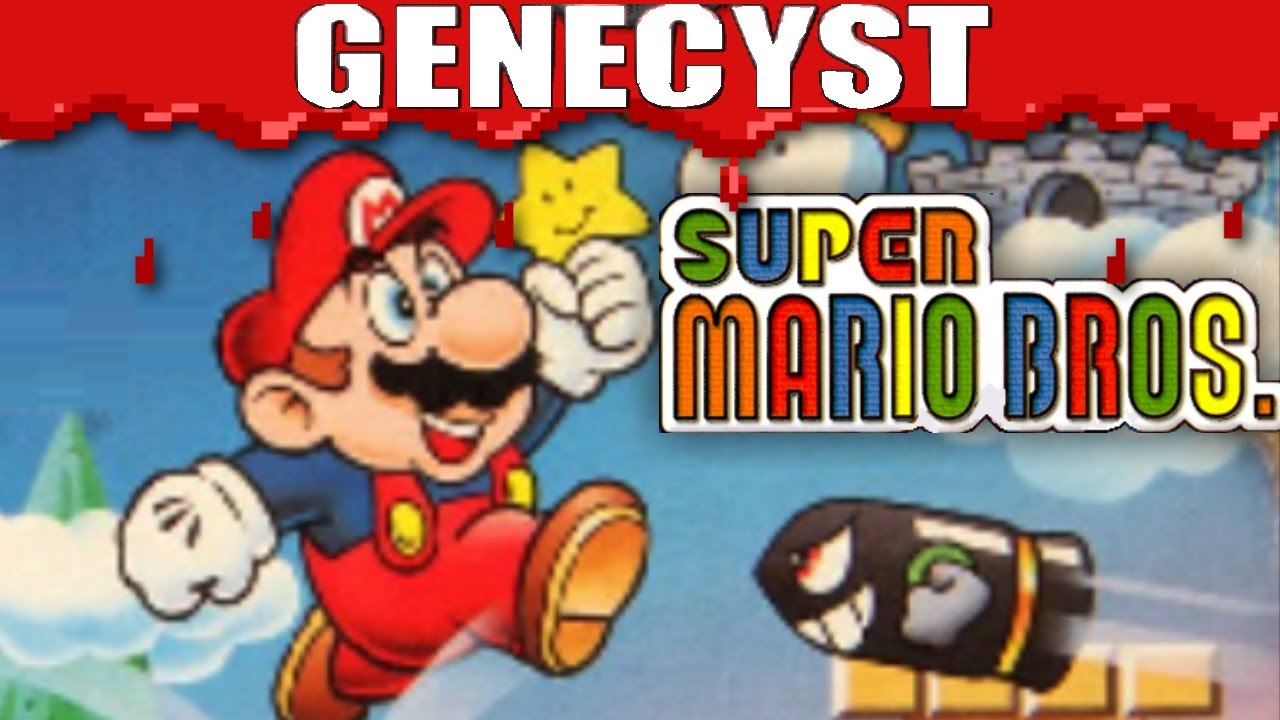 Super Mario Bros. MD/Genesis Port Played On The Genecyst DOS Emulator ...