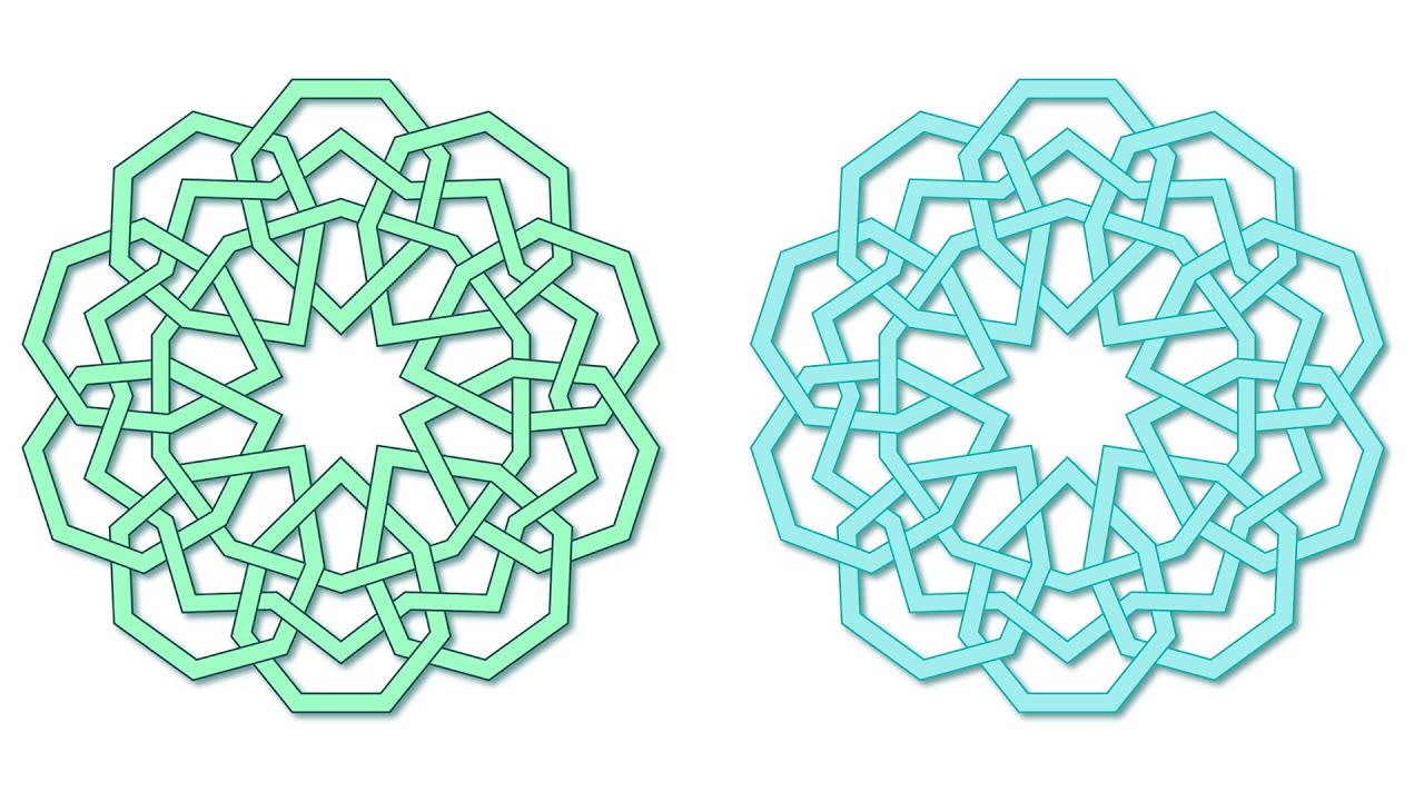 How to design Interlocking Geometric Pattern in Adobe Illustrator CC #illustration #illustration ...