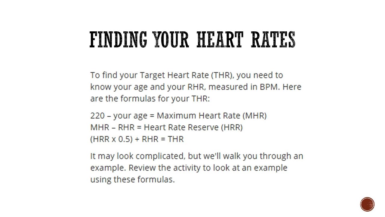 THR and MHR - YouTube