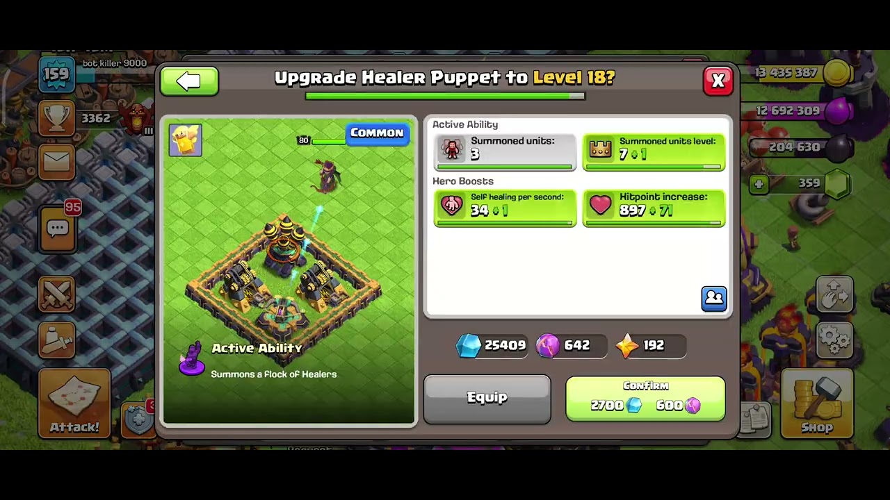 upgrading archer puppet to level 18 (Clash of Clans) #clashofclans # ...