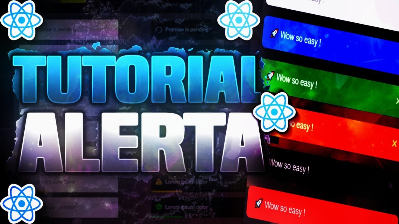 COMO CRIAR ALERTAS NO REACT USANDO BIBLIOTECA (React/Toastify) - YouTube