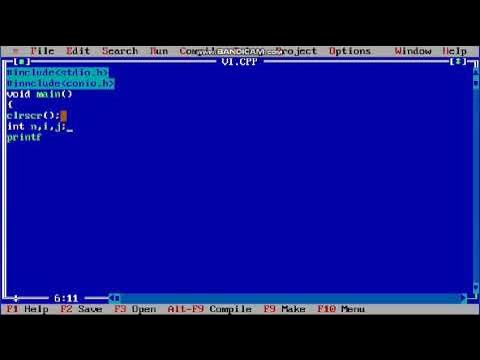 Number pattern in c program - YouTube