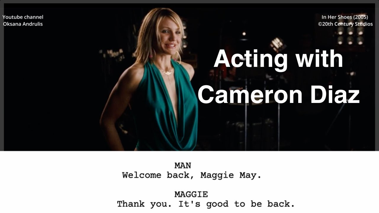 Acting with Cameron Diaz - YouTube