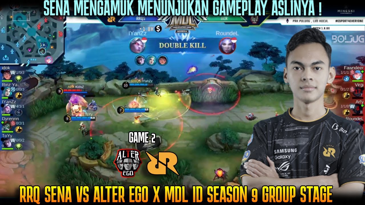 IYANZ MENGAMUK LANGSUNG BANTAI2! GAME 2 RRQ SENA VS ALTER EGO X MDL ID ...