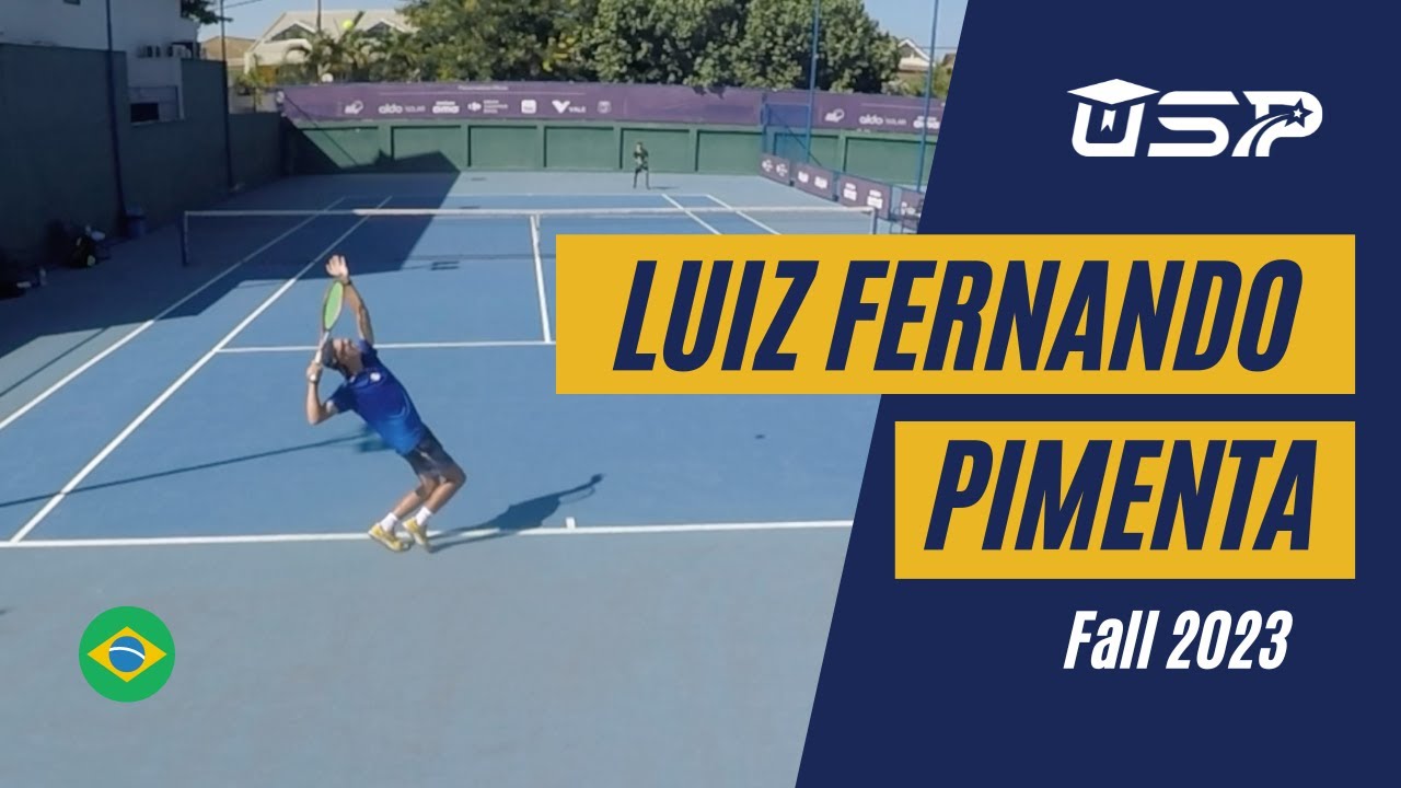 Luiz Fernando Pimenta - Tennis Recruiting Video - Fall 2023 - YouTube