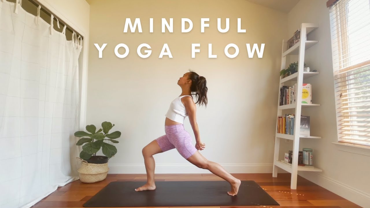 Mindful Yoga Flow | Intermediate Slow Flow Yoga for Full Body - YouTube