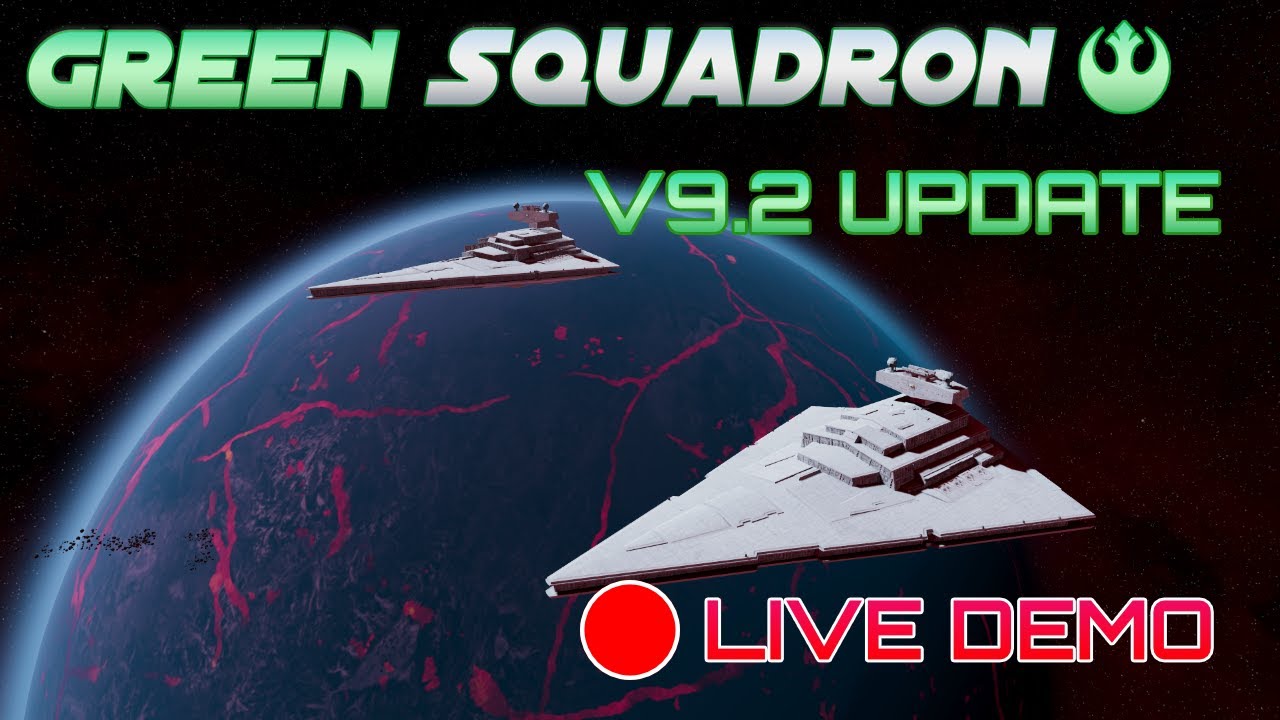 Green Squadron V9.2 Live Demo - A Star Wars Fan Game - YouTube