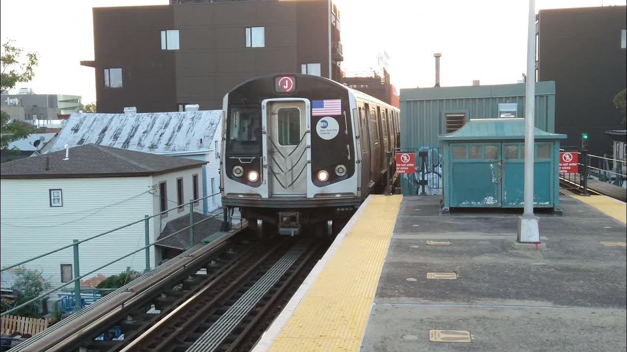 MTA NYC Subway|BMT Jamaica Street Line|R143 R160 & R179 (J) & (Z) trains at Van Siclen Avenue ...