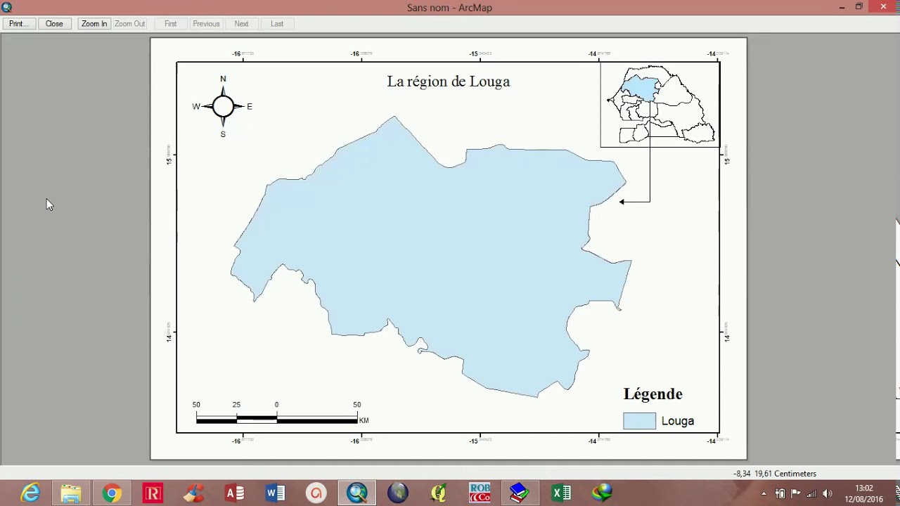 Carte de localisation sur ArcGIS - YouTube
