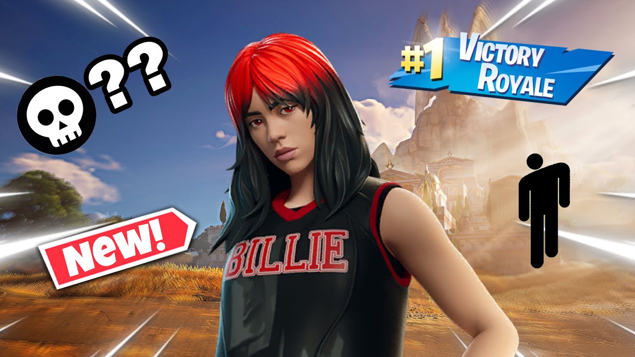 *NEW* Red Roots Billie Eilish Skin Gameplay! | Zero Build CH5S3 - YouTube