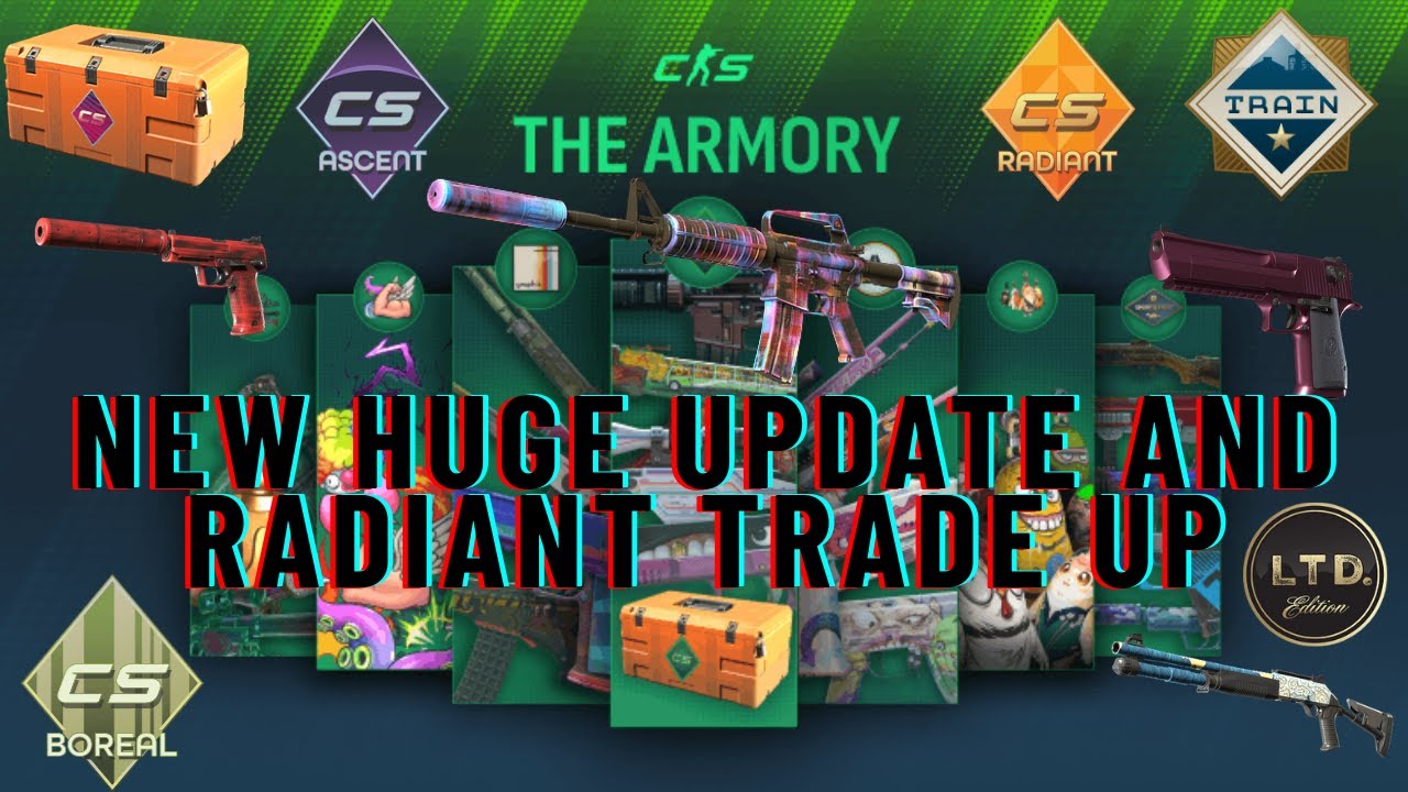 CS2 Armory Pass New Huge Update, New Collections And Radiant Trade Up ...