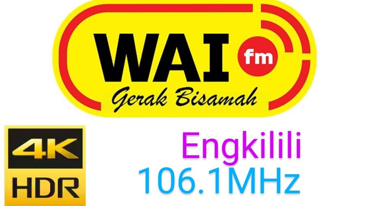 (4K HDR) RTM Wai FM Bidayuh/Radio Kayan 106.1MHz Gunung Serapi received ...
