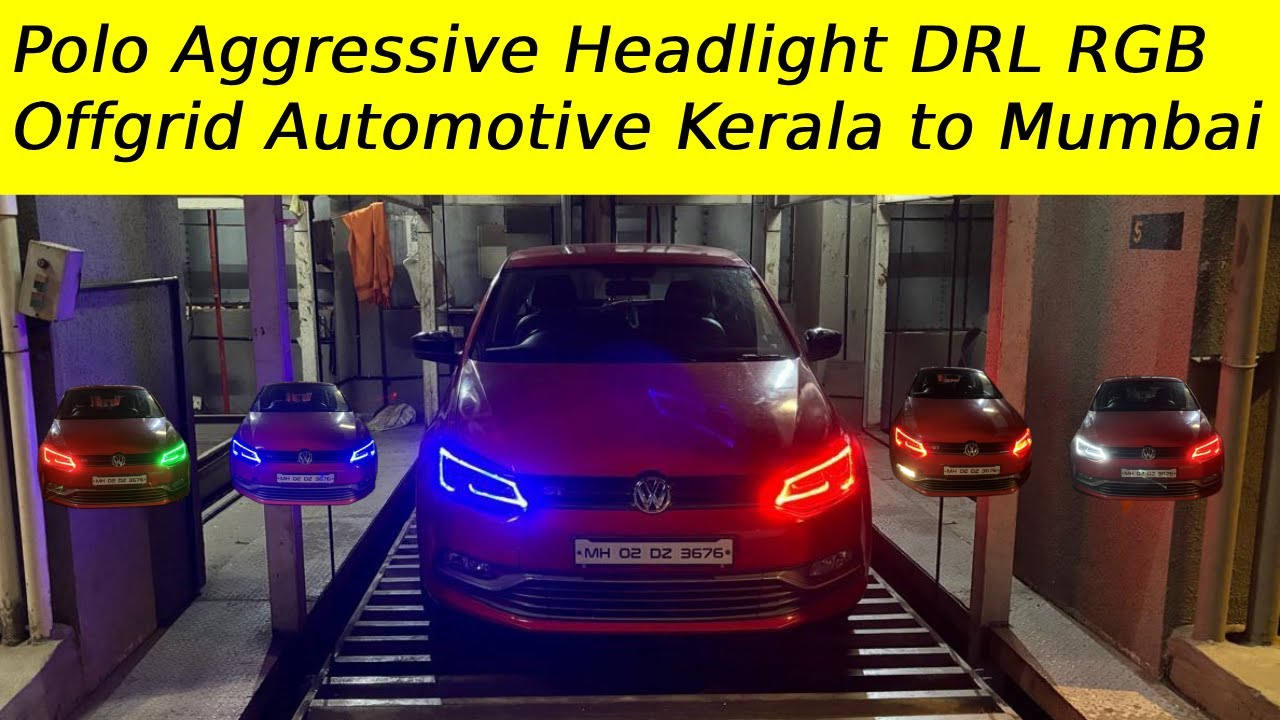 DIY Replace Audi-Style Headlight with Aggressive DRL RGB on Polo ...