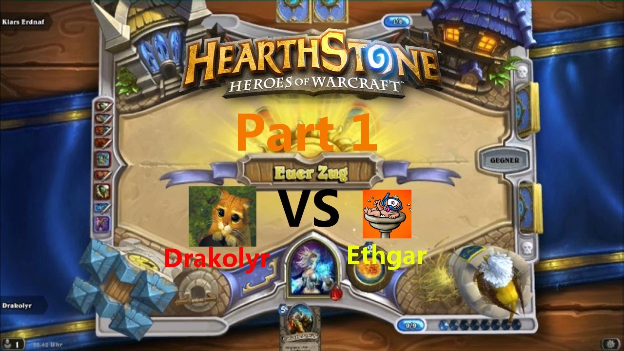 Let's Play Hearthstone (vs. Ethgar) [Part 1] - Kartenspielfreunde oder ...