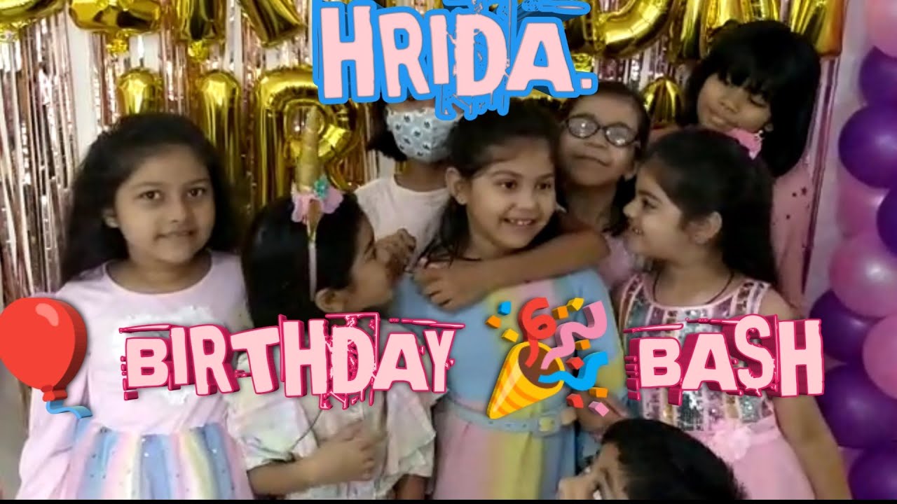My first vlog on Hrida Birthday, Hrida's 7th birthday celebration at ...