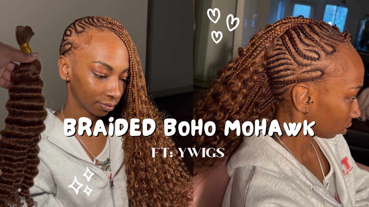 Ginger Boho Mohawk 👩🏾‍🦰 | Super Full & Versatile | + ft: YWigs Deep ...