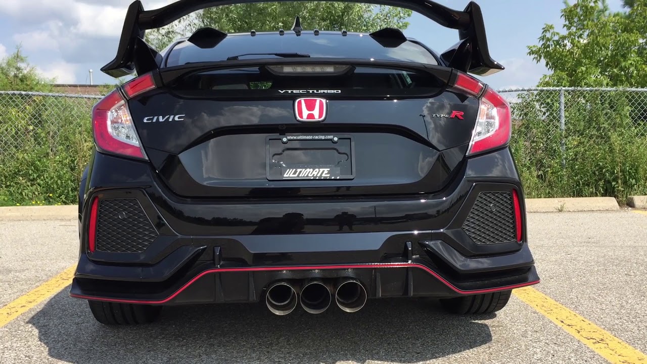 Civic Type R FK8 2017+ Catback Exhaust (Track Version) - YouTube