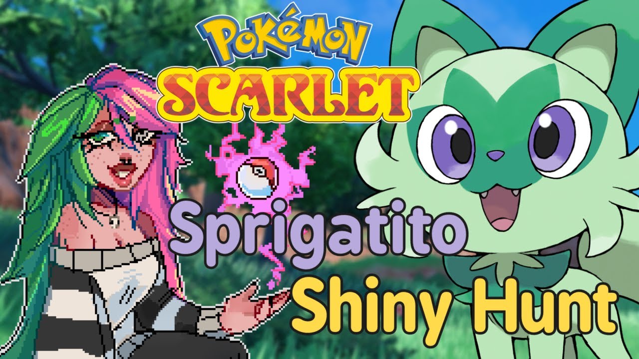 Pokemon Scarlet - Shiny Sprigatito Hunt! - YouTube