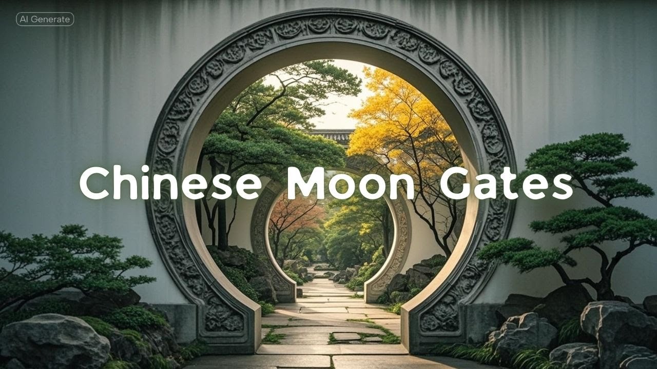 Modern Chinese Moon Gates