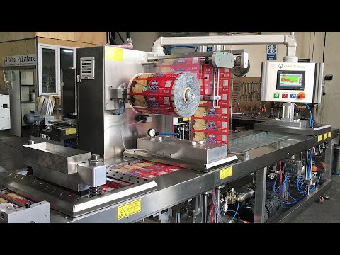 Full Automatic Thermoform Cheese Packaging Machine - YouTube