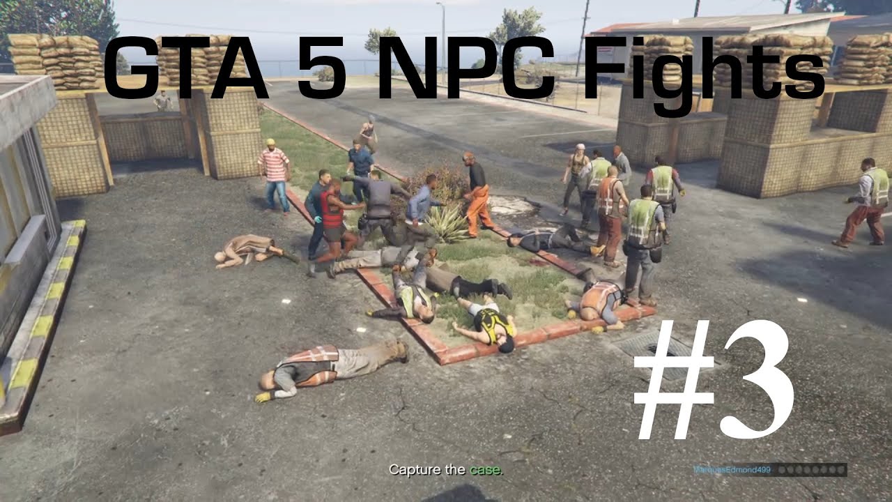 GTA 5 NPC Fights #3 - YouTube