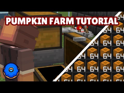 The BEST Pumpkin Farm Design for Donut SMP! (Tutorial)