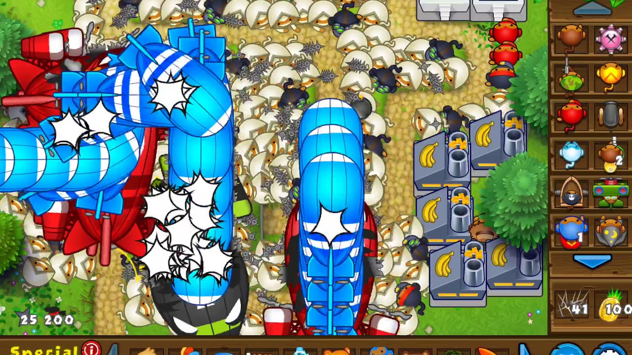 BTD 5 200 Ninja Monkeys - YouTube