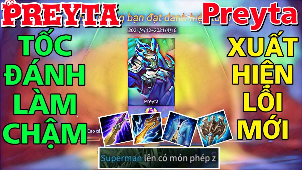 Preyta Siêu Dị Với Bộ Trang Bị Full Tốc Đánh Và Làm Chậm - YouTube