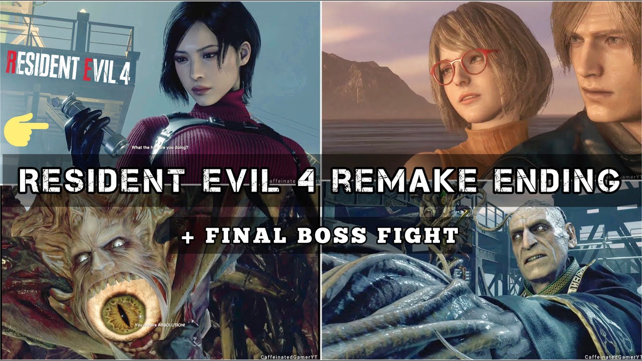 Resident Evil 4 remake ending + boss fight - YouTube