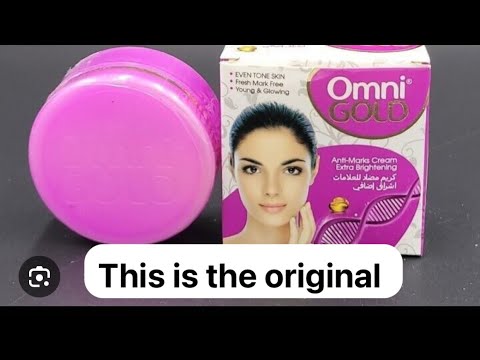 OMNI GOLD FACE CREAM ( ORIGINAL FROM FAKE)