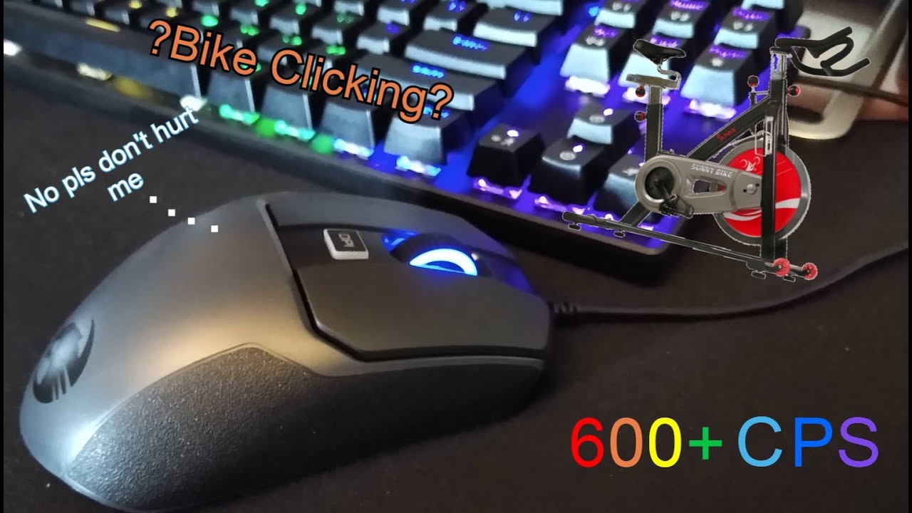 Clicking 600+ CPS using a BIKE! - YouTube