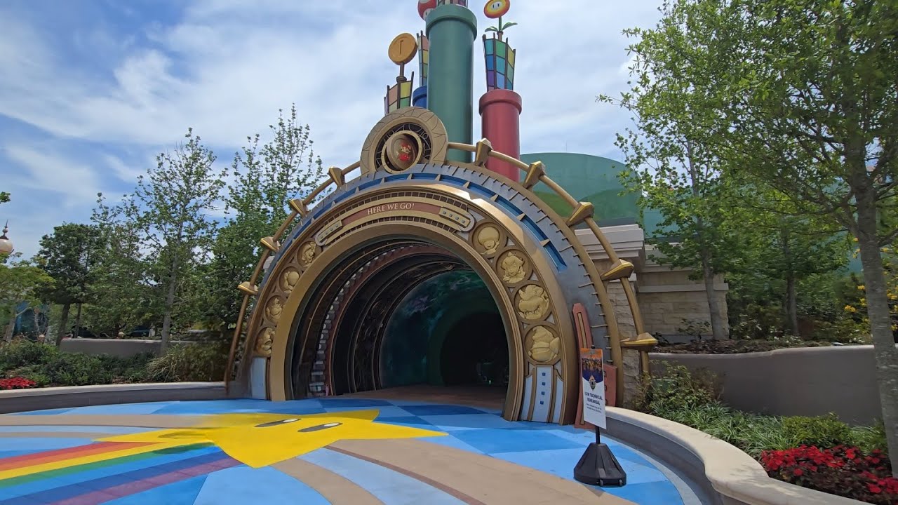 Super Nintendo World Portal Entrance - YouTube