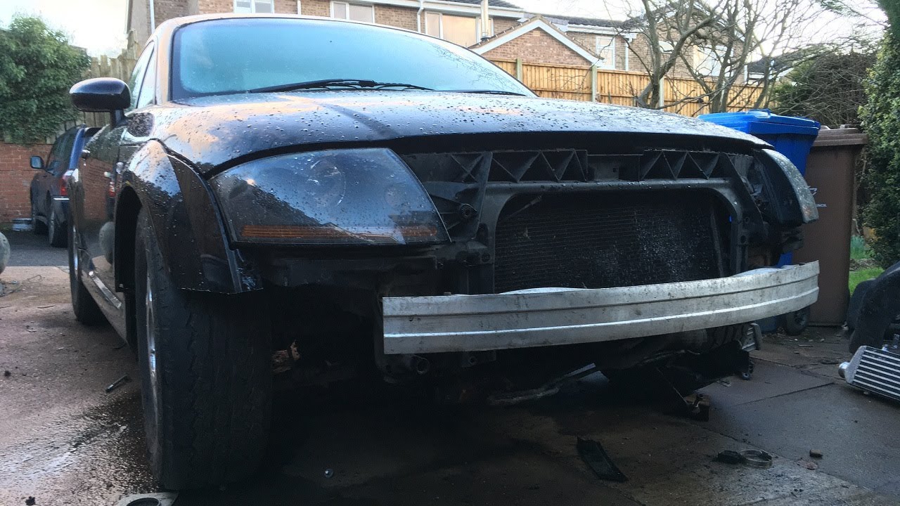 Off-Road Audi TT Ep4: Reshaping the front end - YouTube