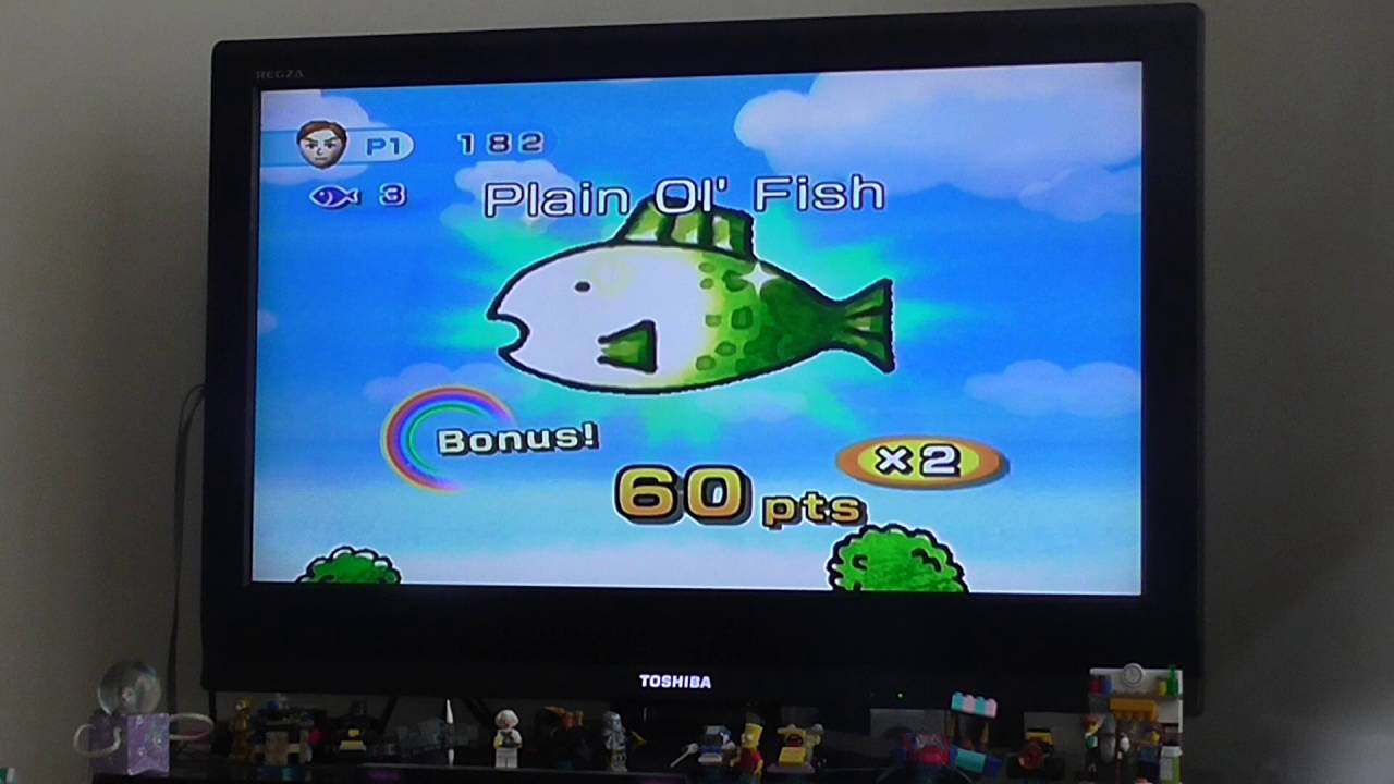 wii play fishing - YouTube