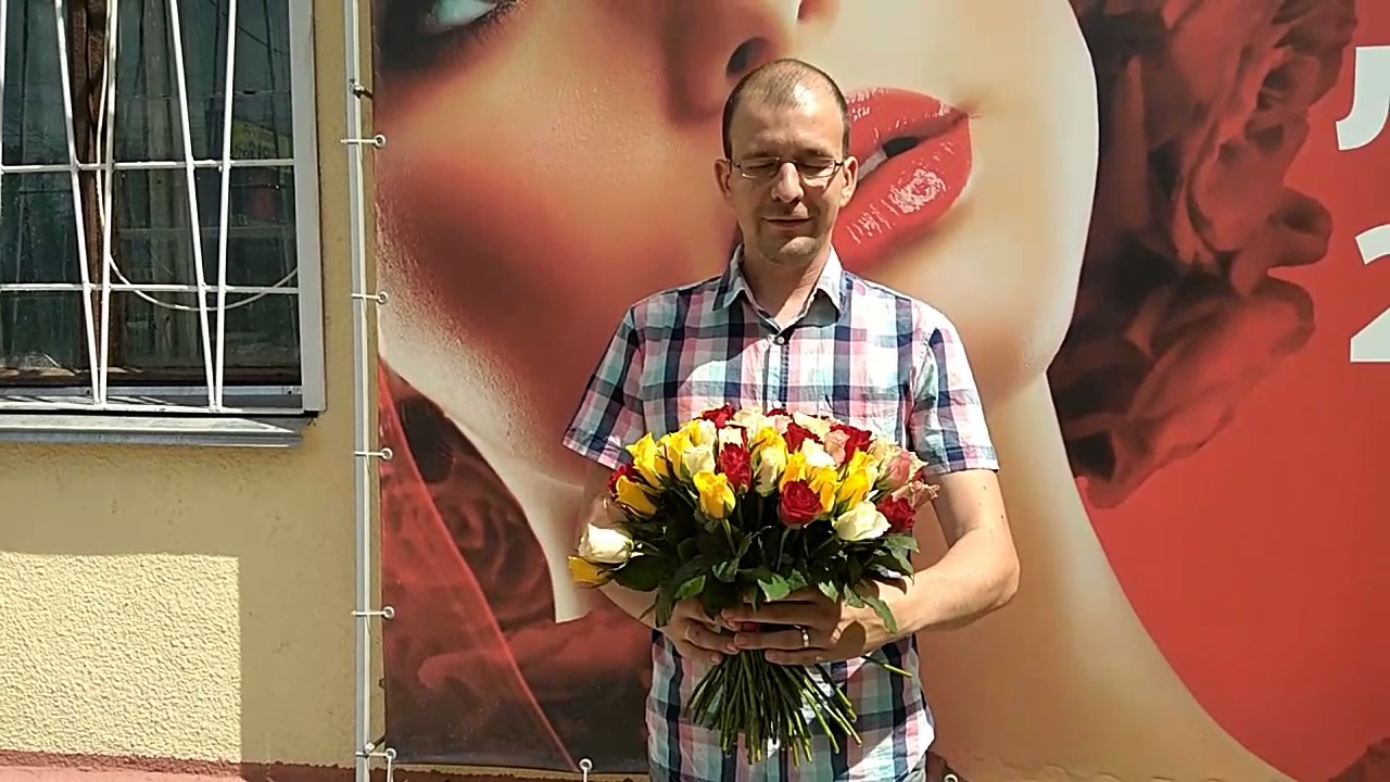 Роза Кения 40 см - YouTube