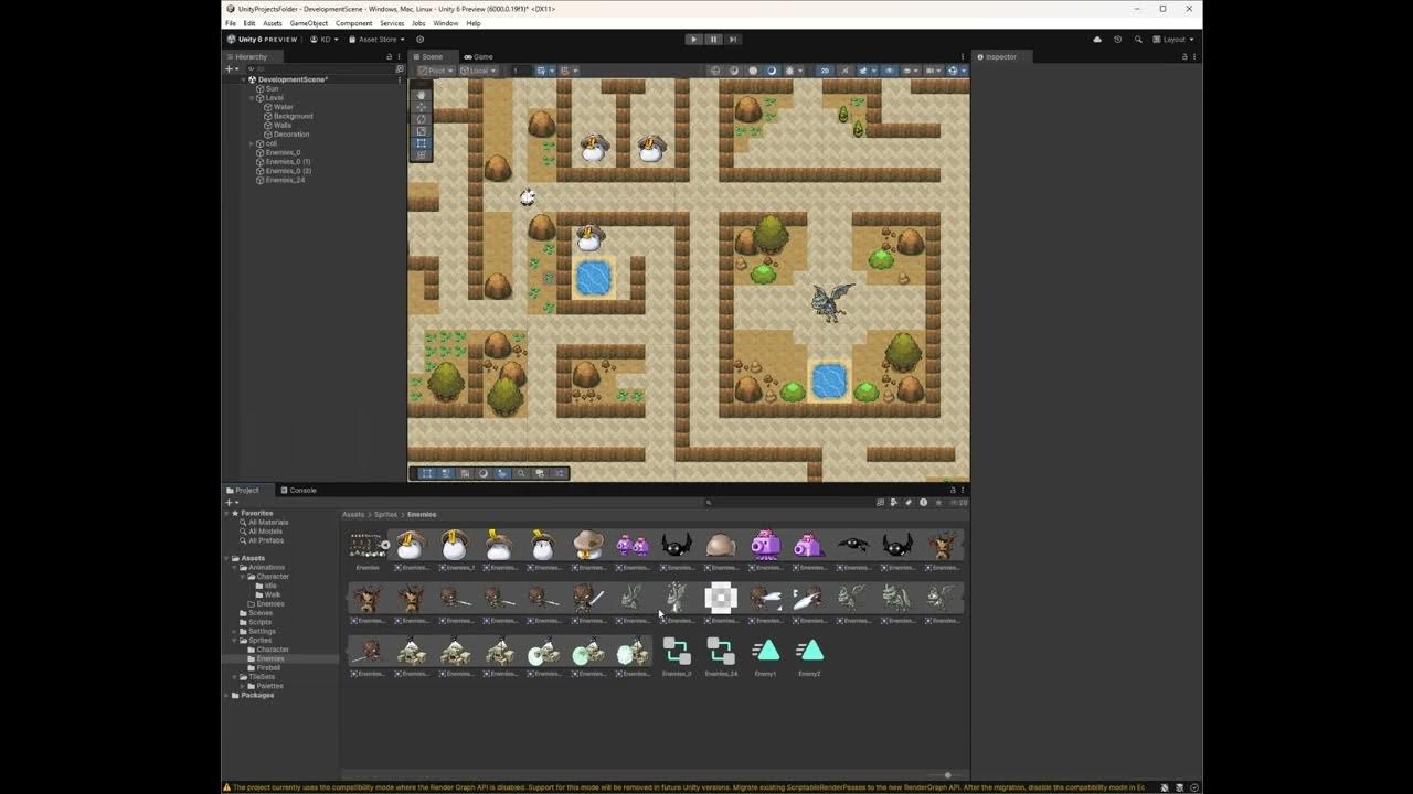 C# Top-Down Game Progrees/ Adding animation to enemy sprites - YouTube