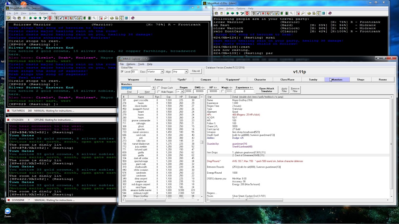 Boss: Mayor Godfrey | MajorMUD 134 - YouTube