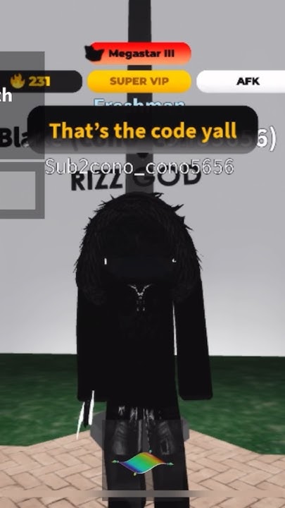 Rizz GOD code #hsl #Roblox - YouTube